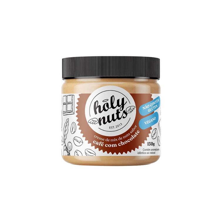 Holy Nuts - Creme de Mix de Nuts Café com Chocolate 150g