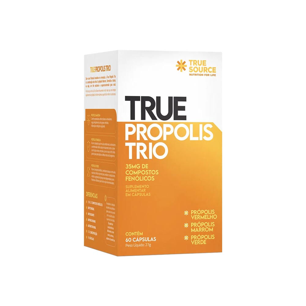 True Source — True Propolis Trio 60 Cápsulas