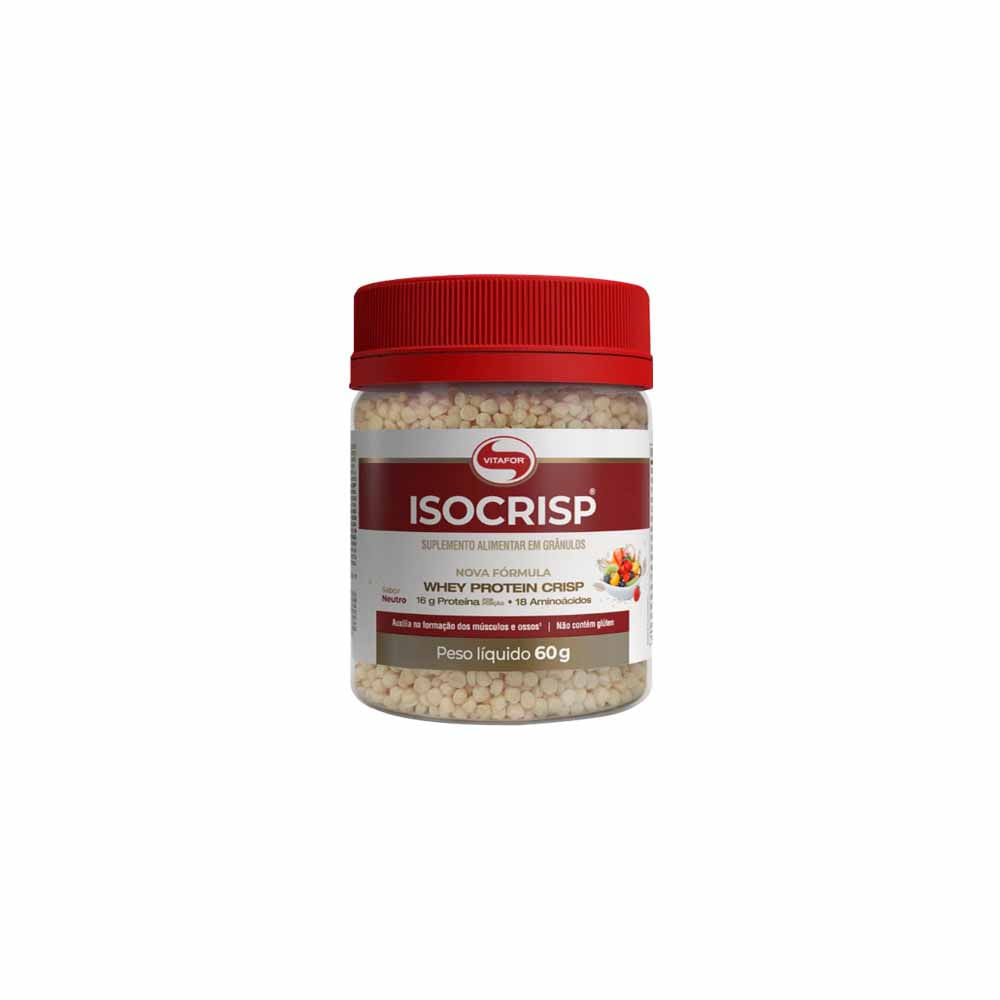 Isocrisp Whey - Vitafor - Empório Quatro Estrelas Isocrisp Whey - Vitafor - Empório Quatro Estrelas