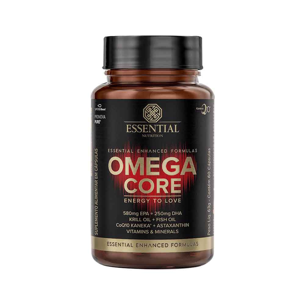 Ômega Core 60 cápsulas - Essential Nutrition - Emporio Quatro Estrelas