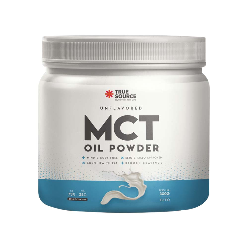 MCT Oil Powder Unflavored 300g - True Source - Empório Quatro Estrelas
