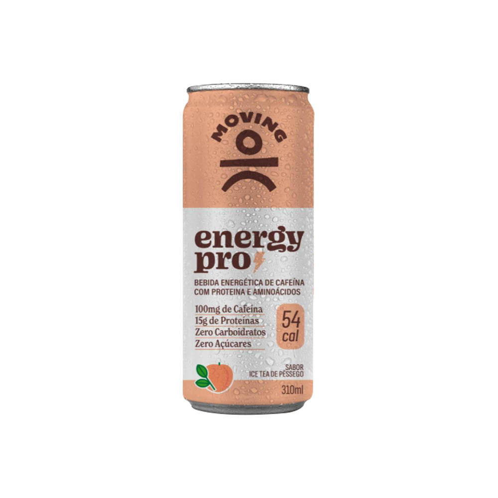 Moving - Energy Pro Ice Tea de Pessêgo 310ml
