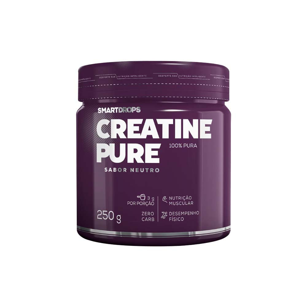 Creatina 100% Pura 250g Smart Drops