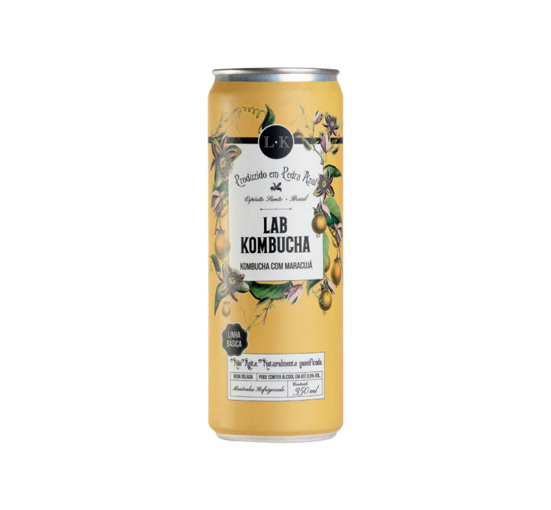 LAB KOMBUCHA - Kombucha com Maracujá 350ml