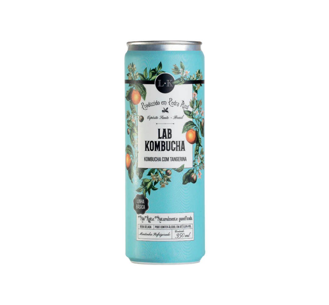 LAB KOMBUCHA - Kombucha com Tangerina 350ml