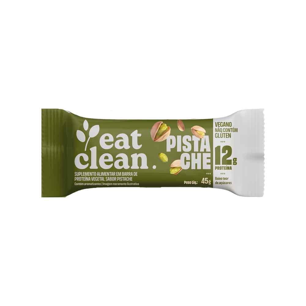 Eat Clean - Barra de Proteína Vegetal Pistache 45g