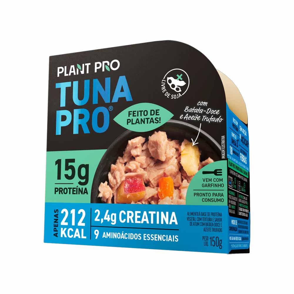 Atum Vegetal com Batata Doce e Azeite Trufado - Plant Pro