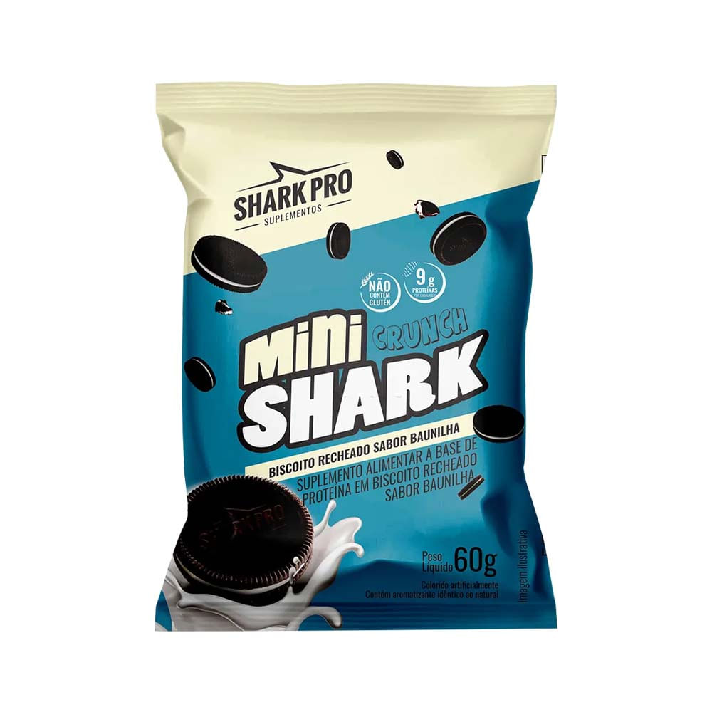 Shark Pro - Biscoito Proteico Mini Shark Baunilha 60g