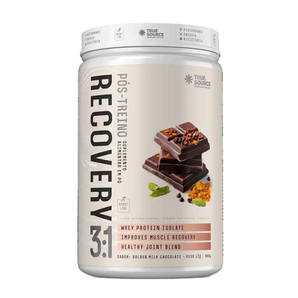 True Source - Pós Treino Recovery Golden Milk Chocolate