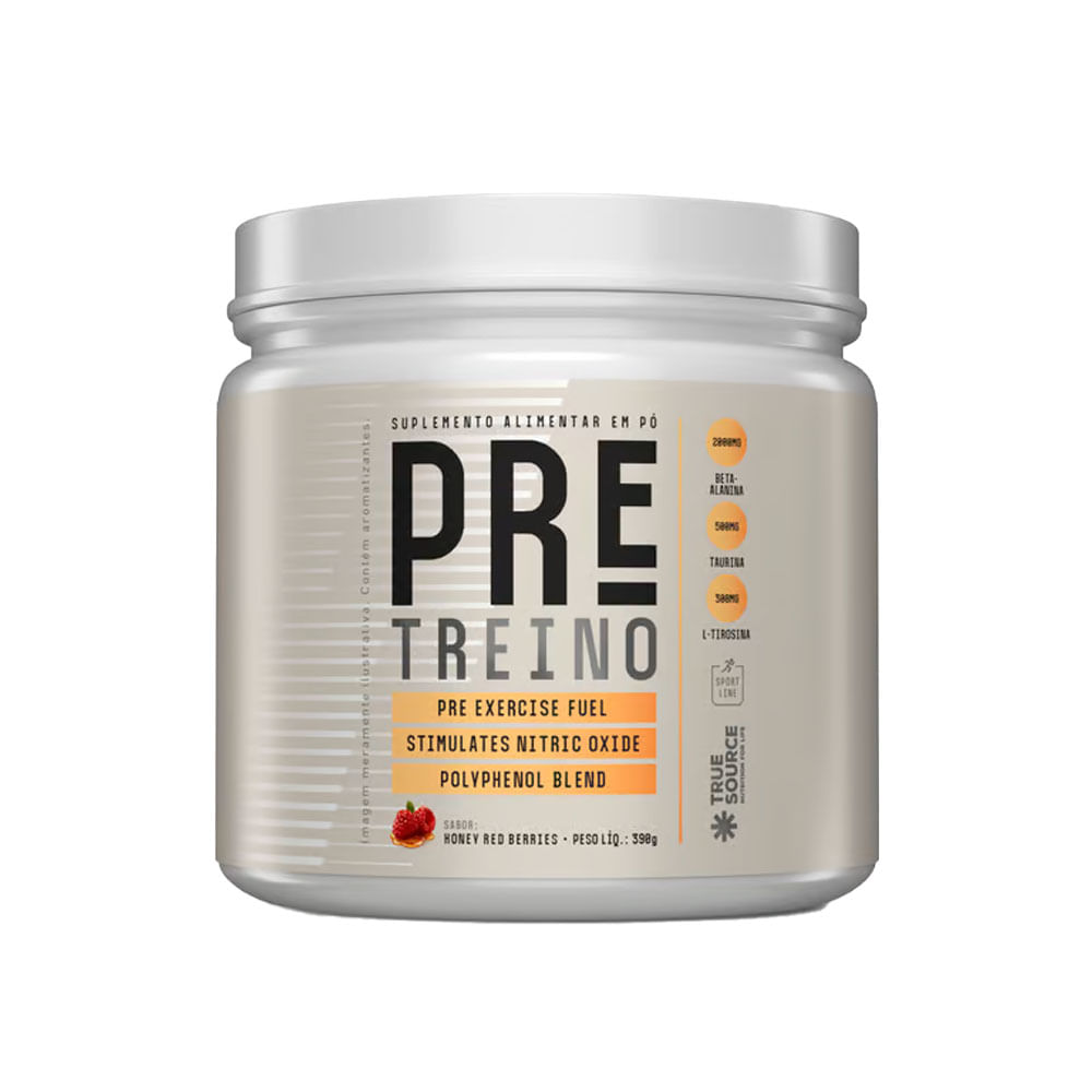 True Source - Pré treino Sport Line Honey Red Berries 390g