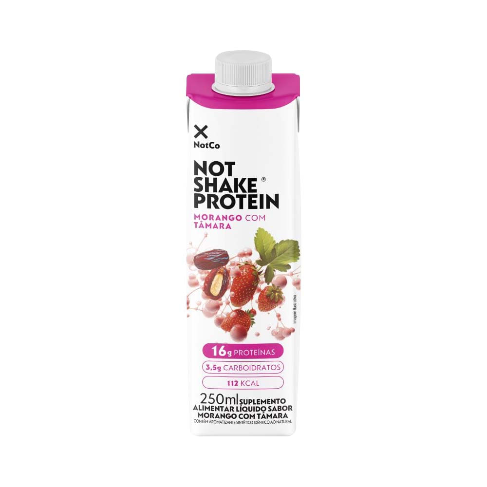 NotCo - NotShake Protein Morango com Tâmara 250ml