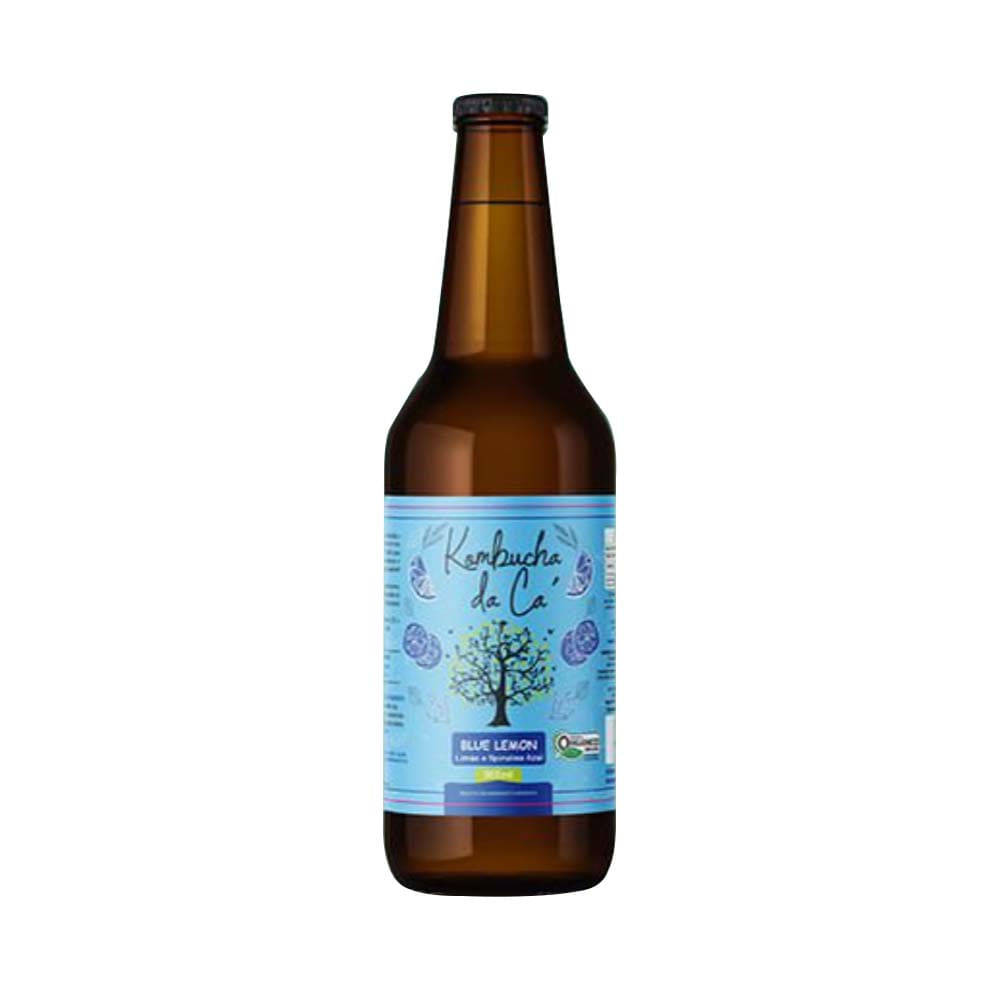 Kombucha da Cá - Kombucha Orgânica Blue Lemon 365ml