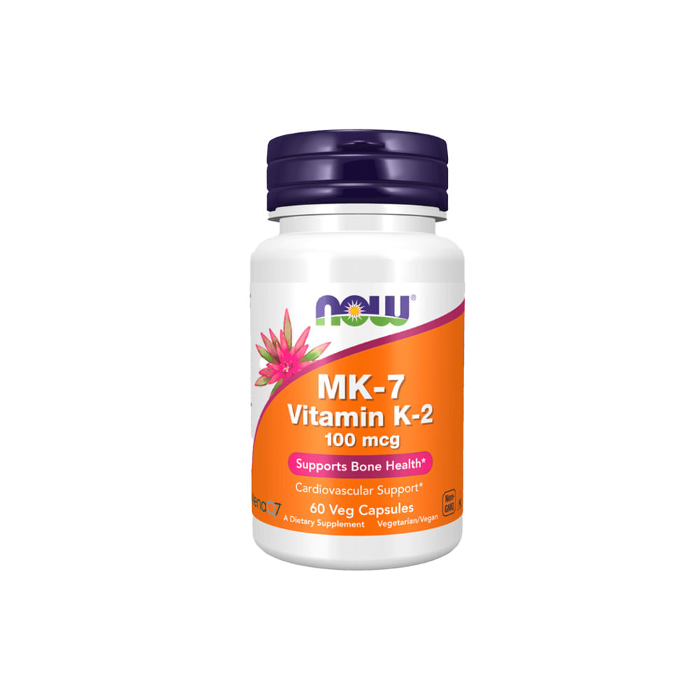 Now - Vitamina K2 100 mcg 60 cápsulas