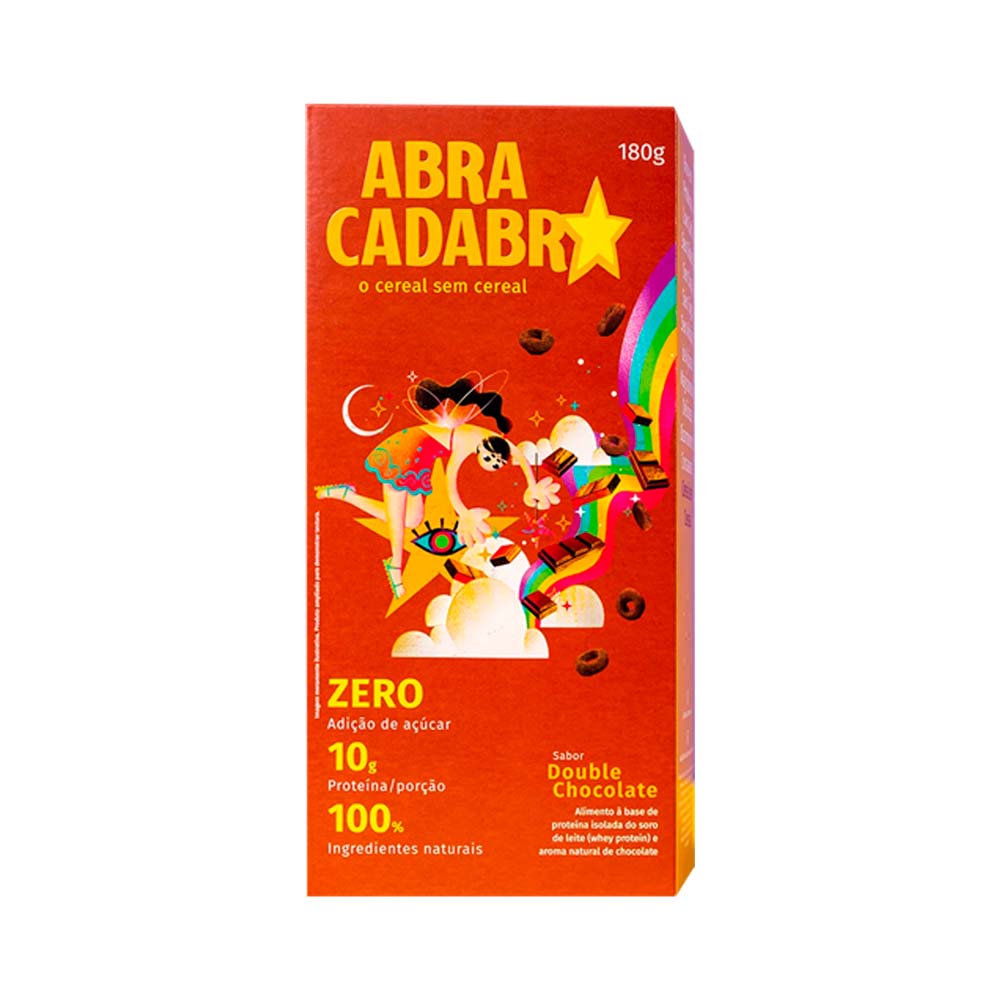 Abra Cadabra - Cereal Matinal Proteico Double Chocolate 180g