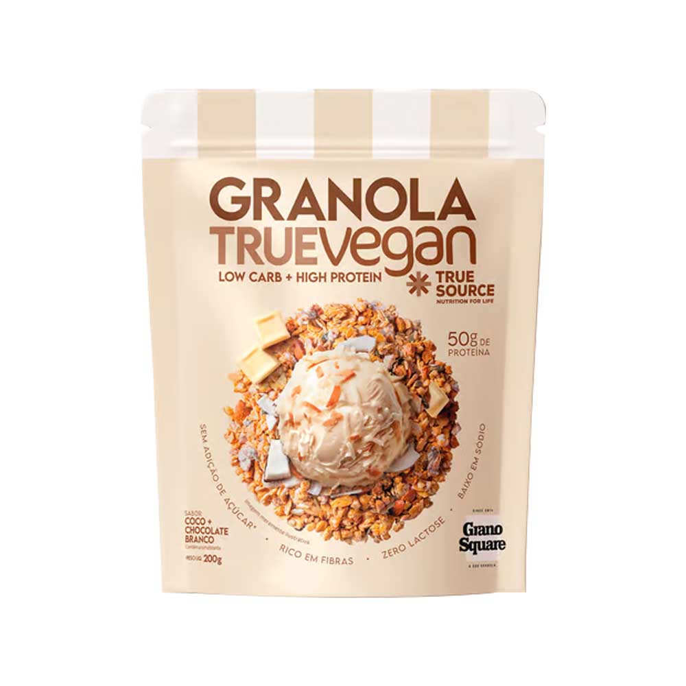 True Source - Granola True Vegan Coco com Chocolate Branco 200g