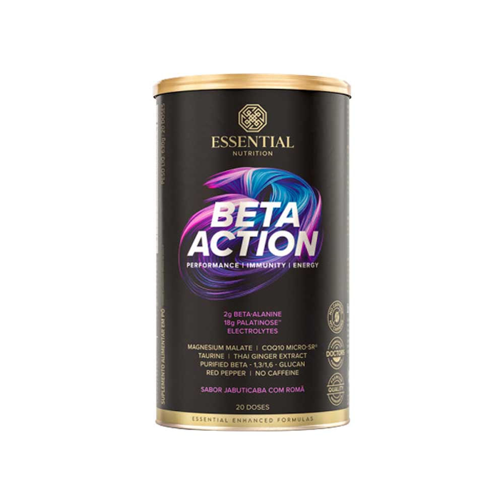 Beta Action Pré Treino Sem Cafeína Sabor Jabuticaba com Romã 630g ...