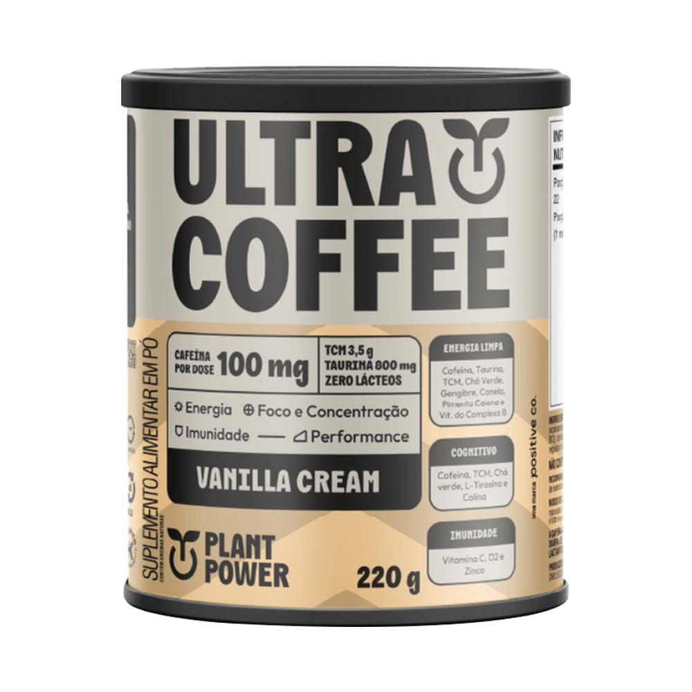 Plant Power - Ultracoffee Vanilla Cream 220g