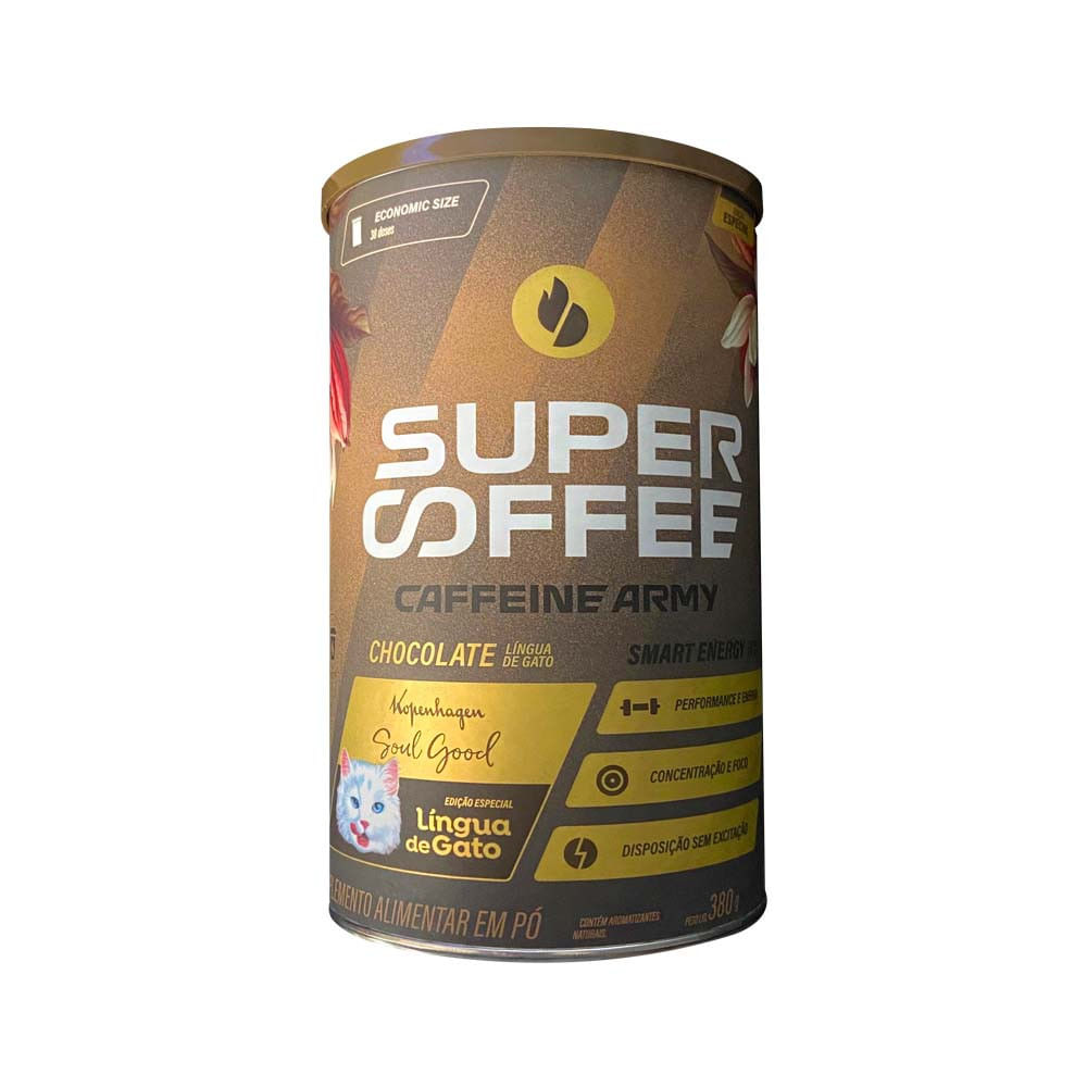 Caffeine Army - SuperCoffee Língua de Gato Economic Size 380g