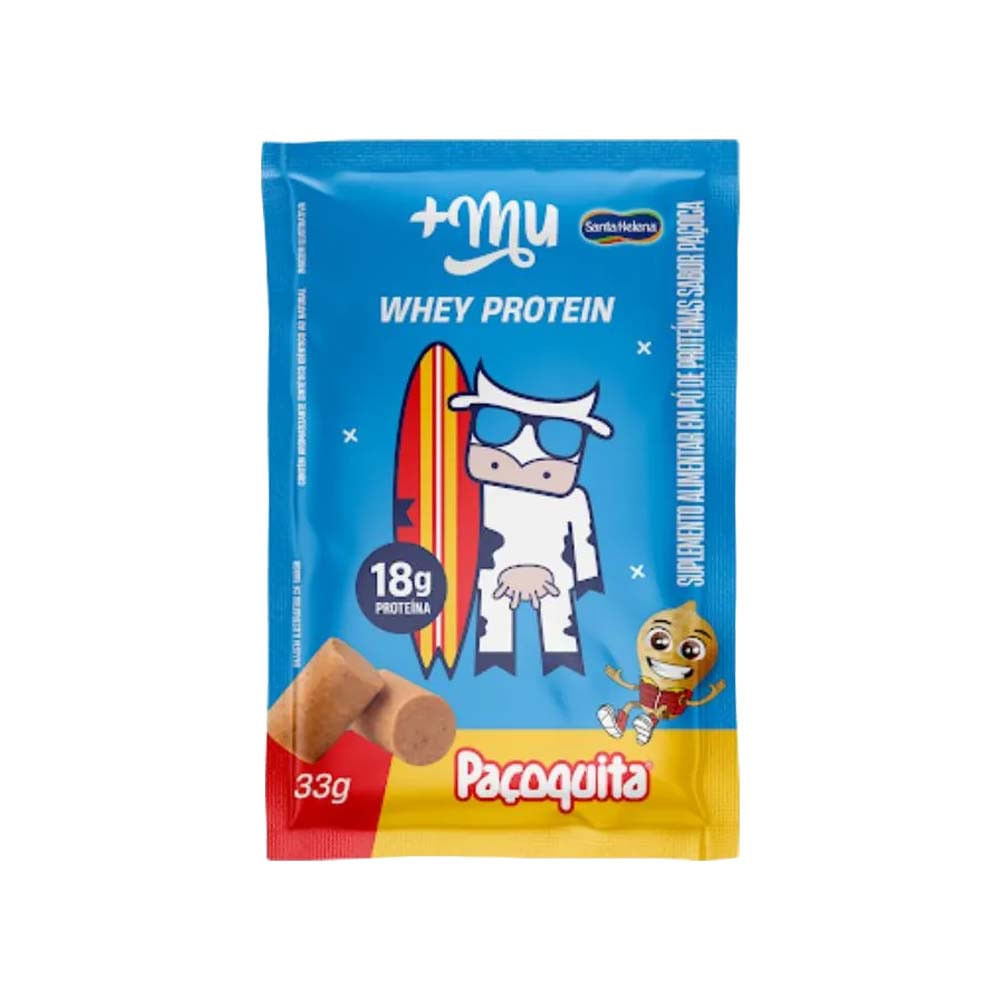 Mais Mu - Whey Protein Concentrado Paçoquita 33g