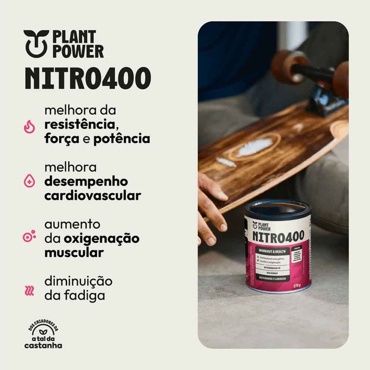 Nitro 400 - Plant Power - Empório Quatro Estrelas