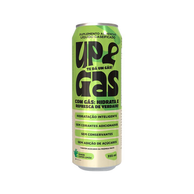 Up Gas - Isotônico Gaseificado com Capim Limão 355ml