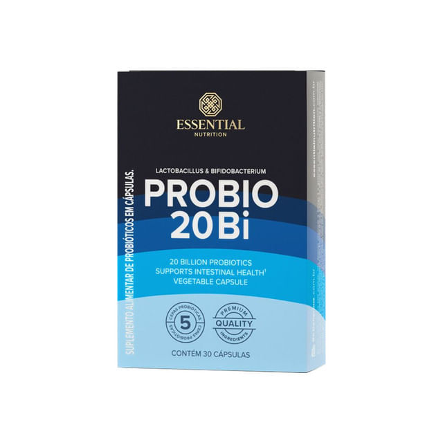 Essential Nutrition - Probiótico Probio 20Bi 30 Cápsulas