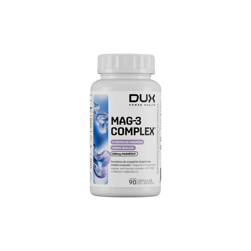 Dux Human Health - Magnésio Mag-3 Complex 90 Cápsulas