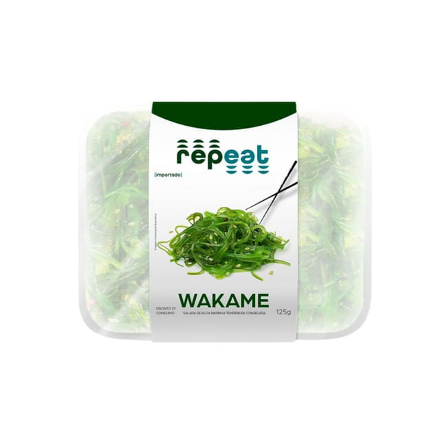 Repeat - Salada de Alga Marinha Temperada Wakame 125g