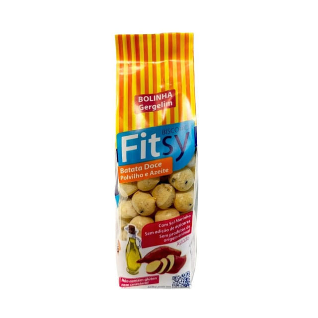 Fitsy - Biscoito de Batata Doce com Polvilho Azeite e Gergelim 60g