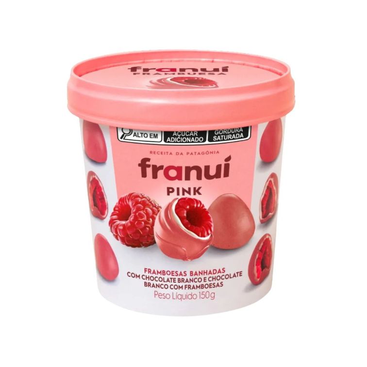 Franuí Pink 150g — Framboesa com Chocolate Branco