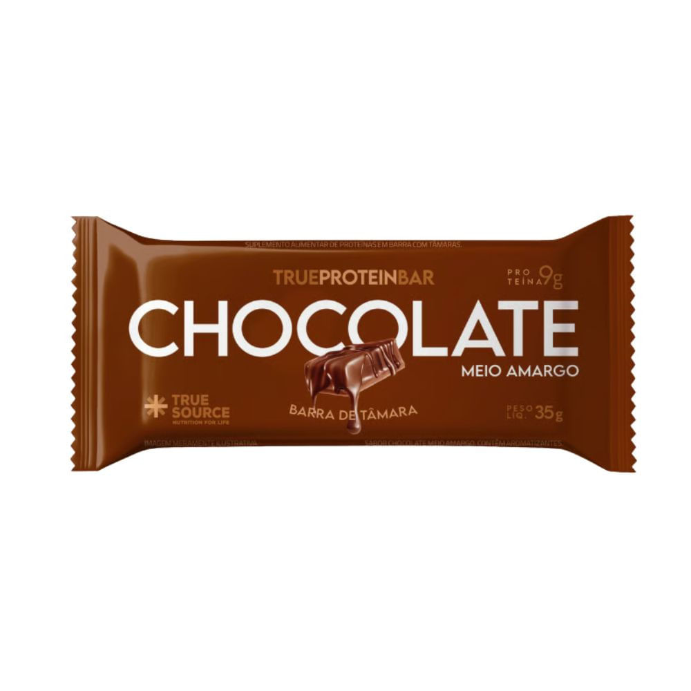 Barra Proteica Tâmara e Chocolate 35g — True Source