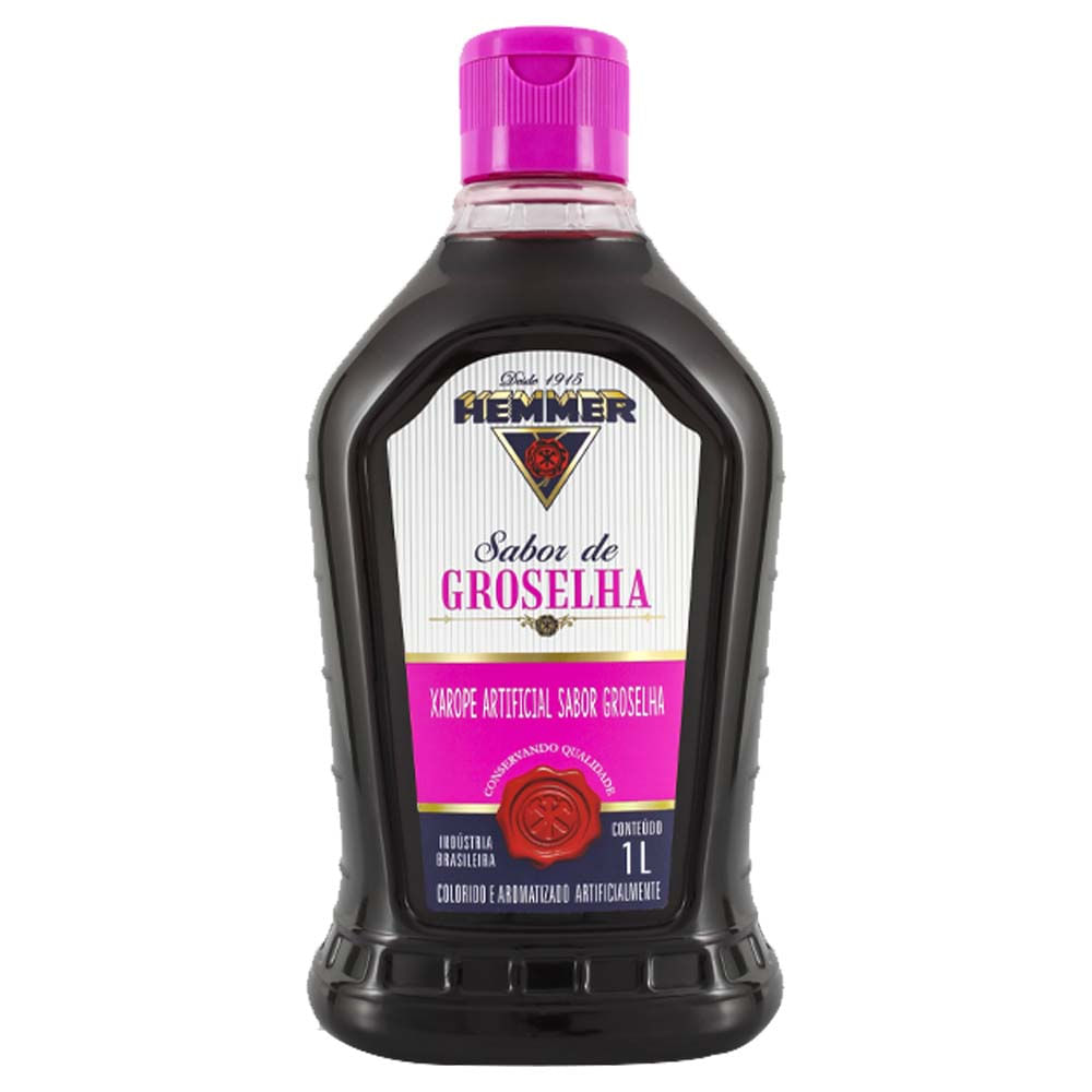 Xarope de Groselha 1L Hemmer - Empório Quatro Estrelas