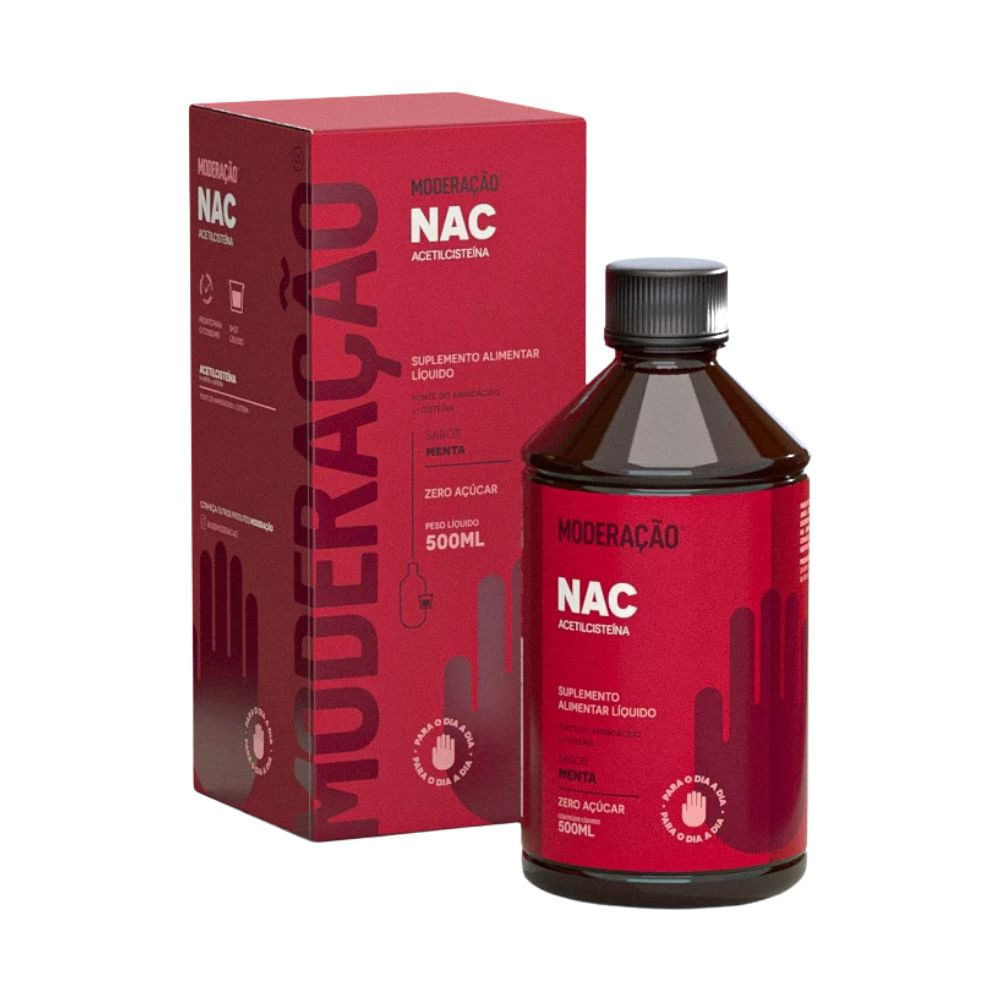 Moderação — NAC Acetilcisteína Líquido 500ml