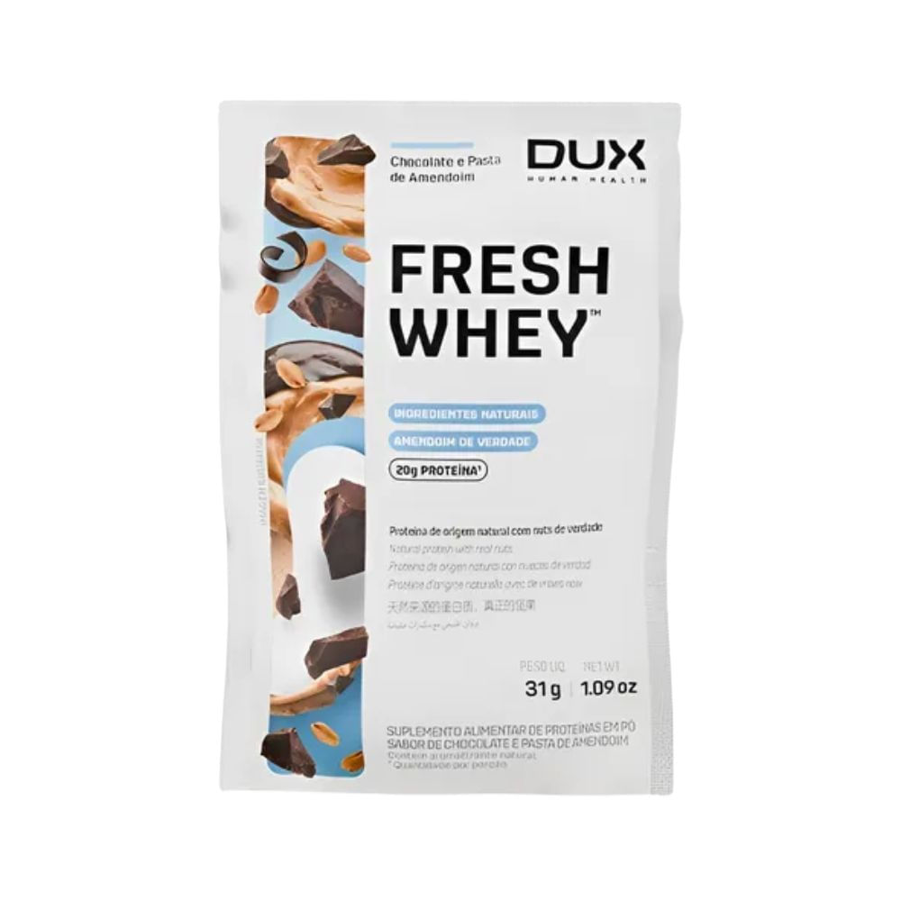 DUX Human Health — FreshWhey Chocolate e Amendoim 31g