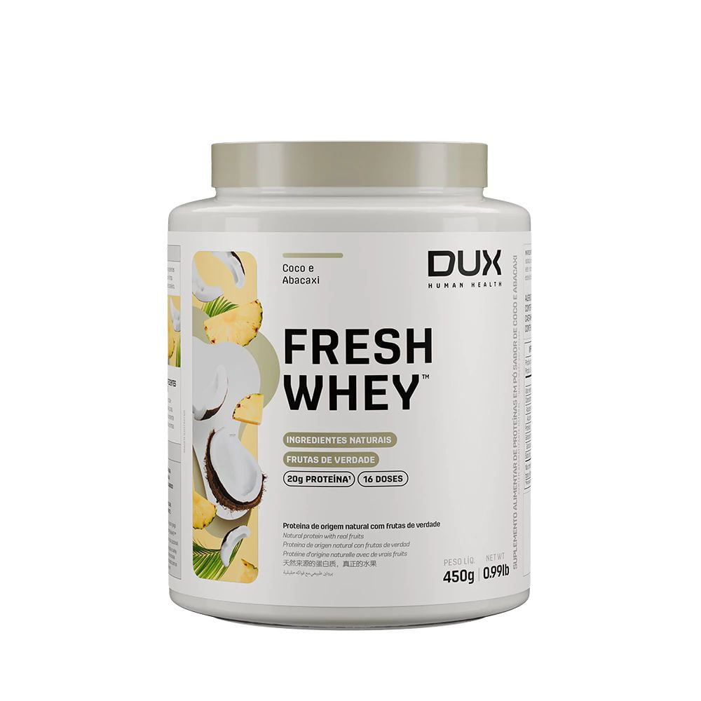 DUX Human Health — FreshWhey Coco e Abacaxi 450g