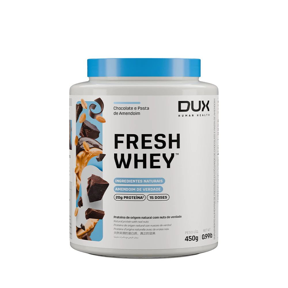 DUX Human Health — FreshWhey Chocolate e Amendoim 450g