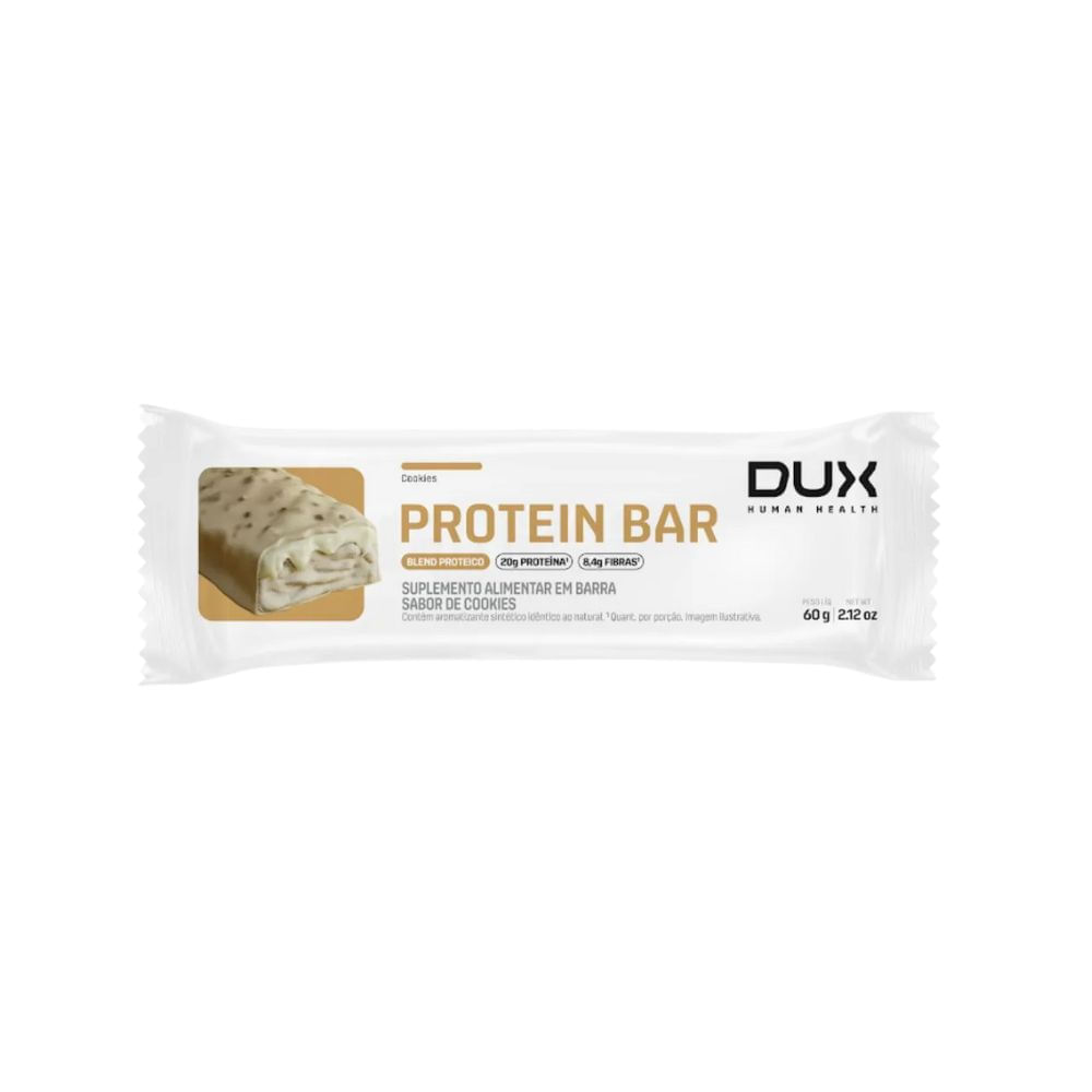Barra de Proteína Cookies 60g DUX Human Health